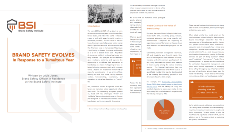 Brand Safety Evolves | Knowledge Center | Brand Safety Institute