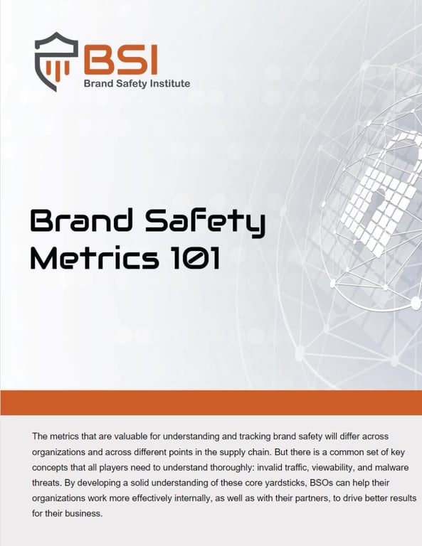 Metrics And Measurement Brand Safety Topics Brand Safety Institute